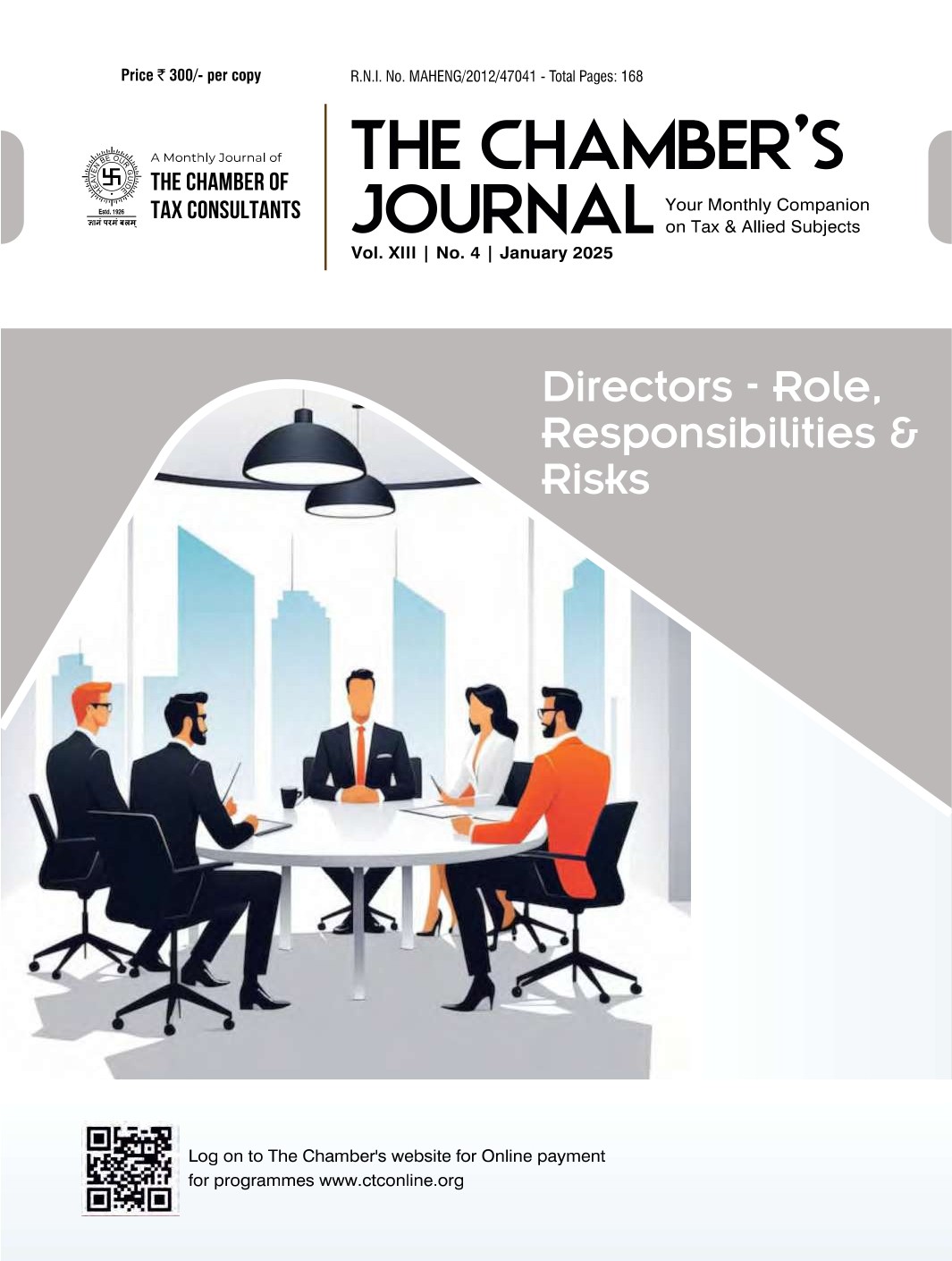 Chamber Journal - Jan issue - Directors Role, Responsibilities and Risks